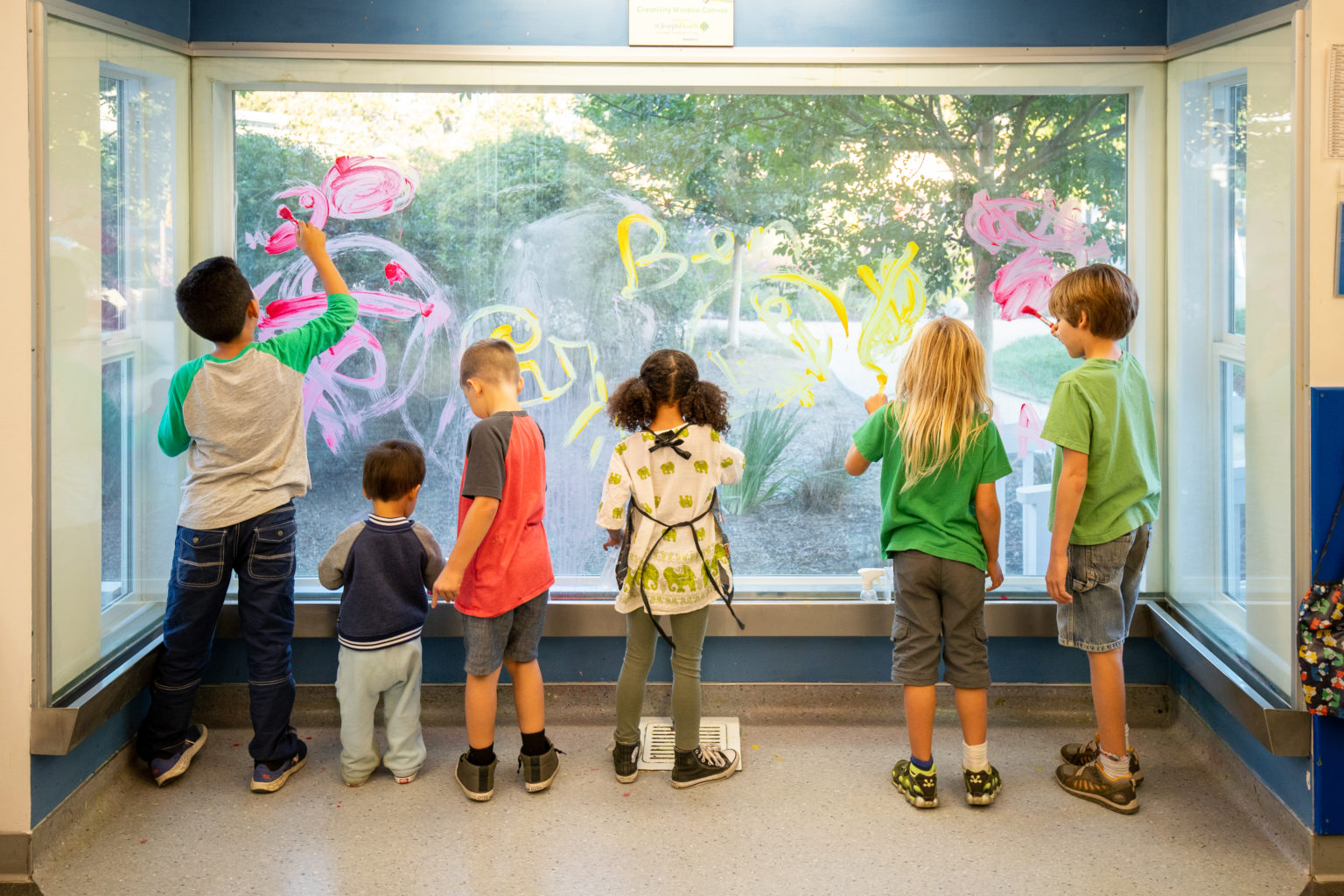 Paint Window - Art Museum Exhibit - Children's Museum